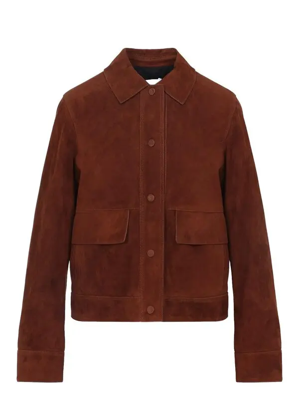 YVES SALOMON Lamb Leather Jacket - Multicolor