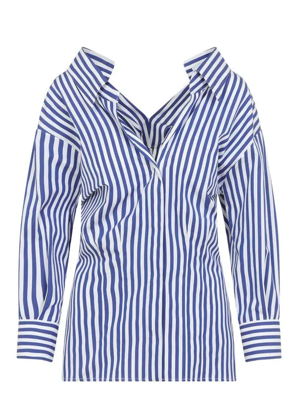 Givenchy Striped Cotton Shirt - Blue