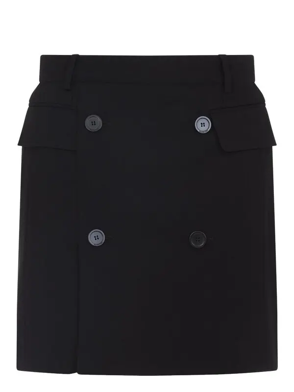 Balenciaga Tailored Mini Skirt - Black