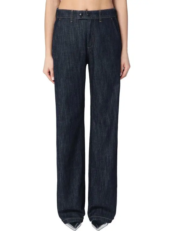 DEPARTMENT 5 Dark Wash Straight Leg Jeans - Blue