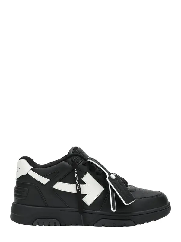 Off-White Out Of Office" Leather Sneakers - Black