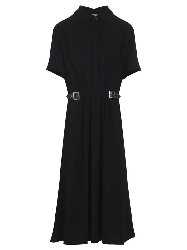 Loewe Belted Midi Dress - Black