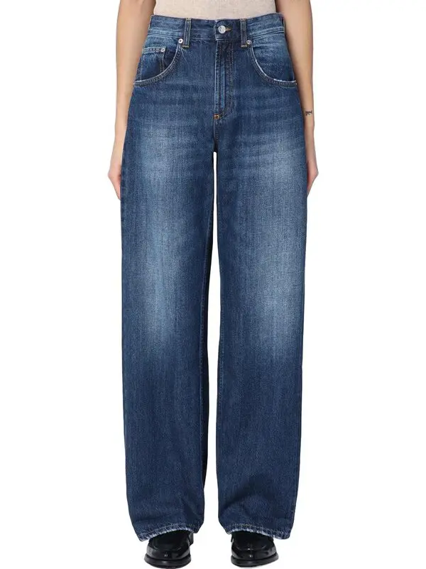 DEPARTMENT 5 Wide-leg Pop Jeans With Washed Effect - Blue