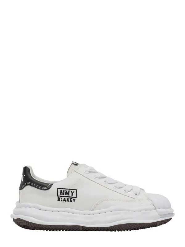 Mihara Yasuhiro Blakey Low Canvas Sneakers - White
