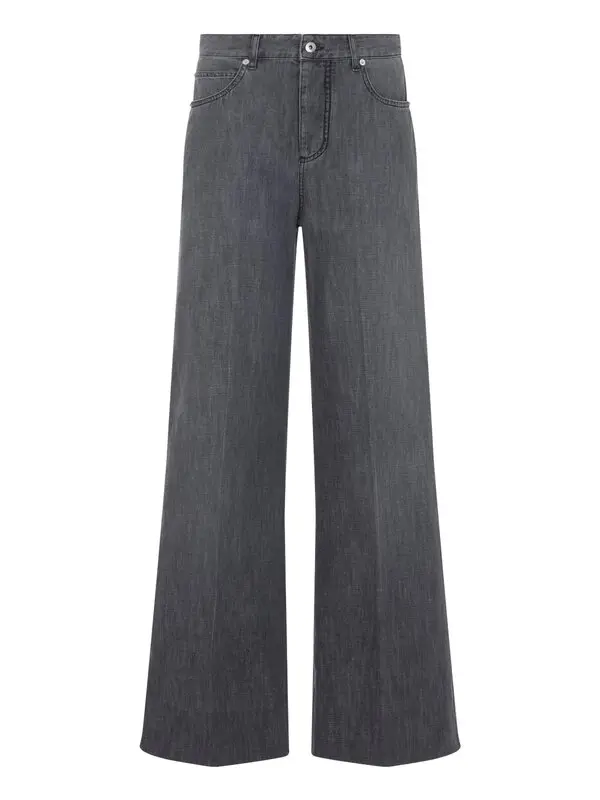 Bottega Veneta Wash Cotton Jeans - Black
