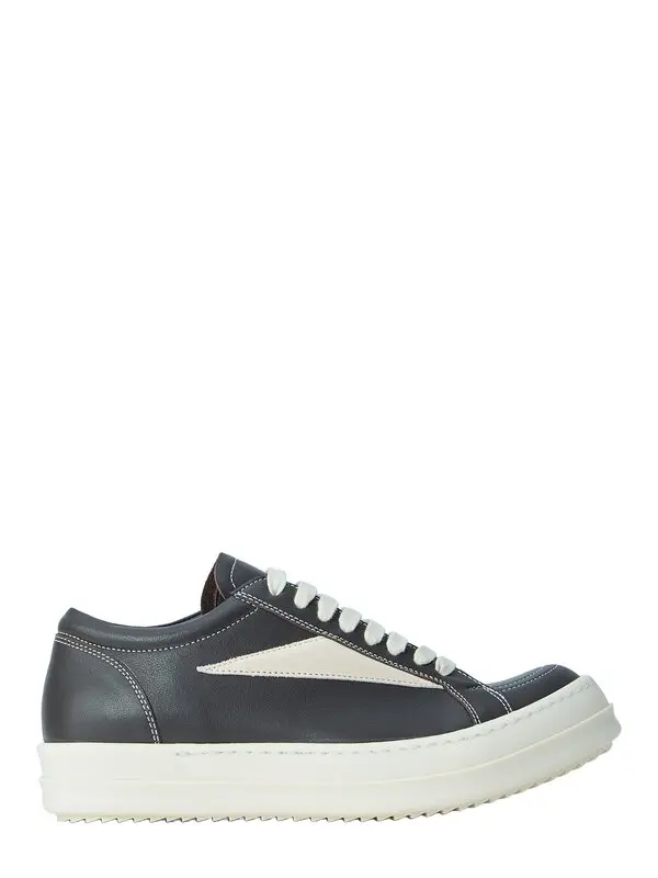 Rick Owens Low-top Leather Sneakers - Gray