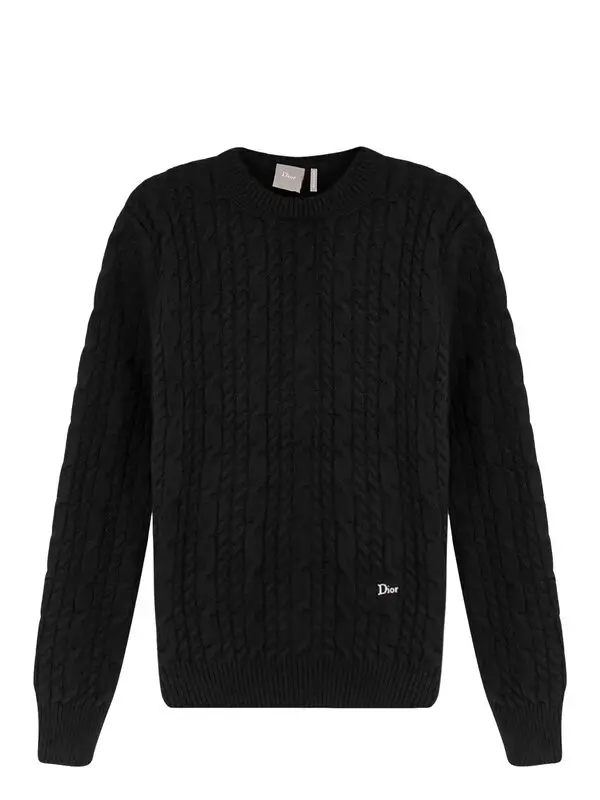 Dior Cable Knit Cashmere Sweater - Multicolor