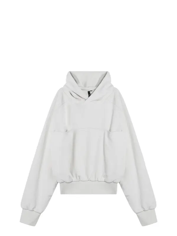 ENTIRE STUDIOS Ivory Cotton Oversized Hoodie - White