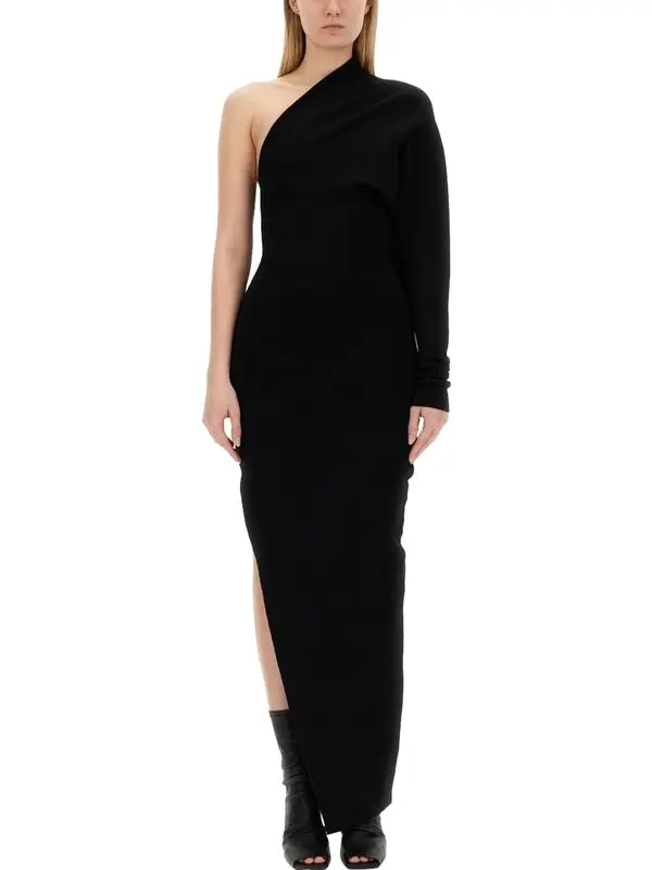 Rick Owens One-shoulder Dress - Black