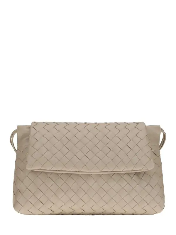 Bottega Veneta Intrecciato Woven Leather Shoulder Bag - Multicolor