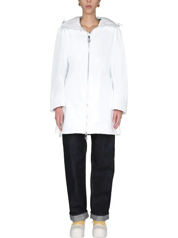 Bottega Veneta Hooded Parka - White