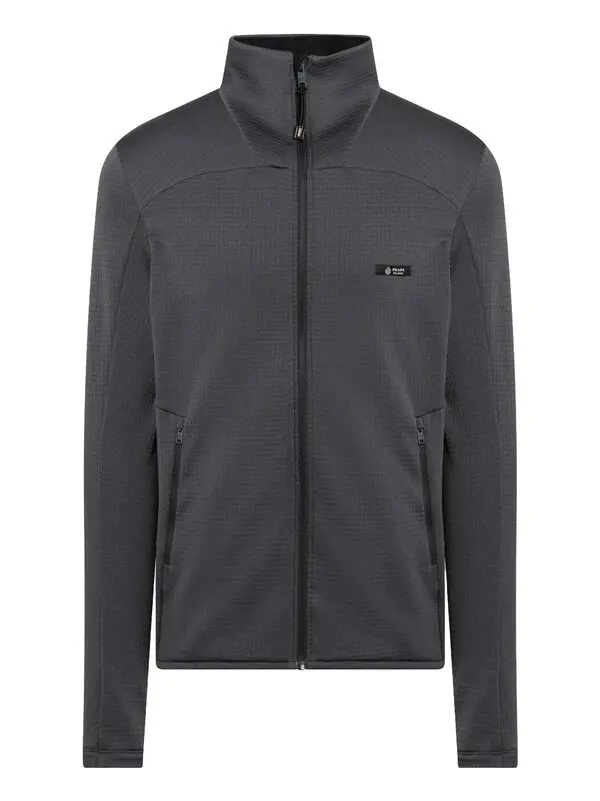 Prada Grey Technical-fabric Sweatshirt - Gray