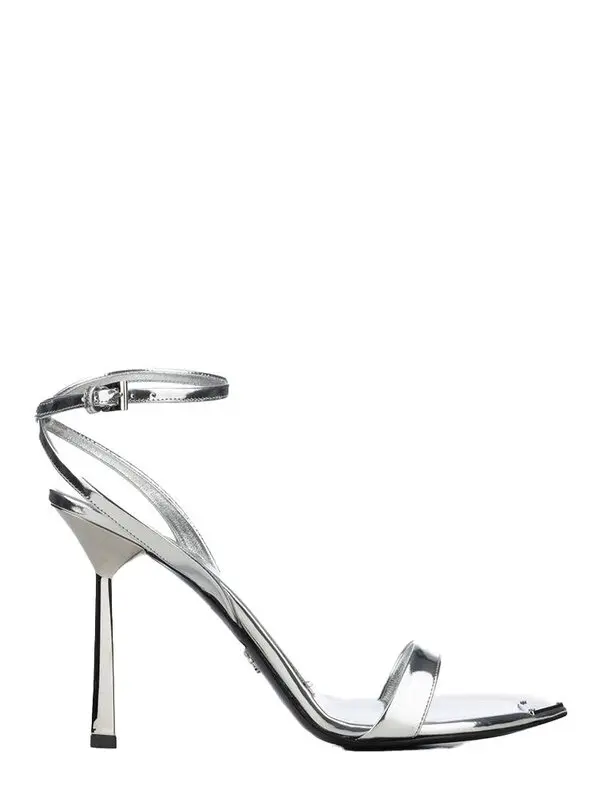 Prada Metallic Stiletto Sandals - Multicolor