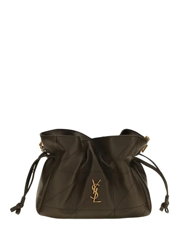 Saint Laurent Jamie Pouch With Strap - Green