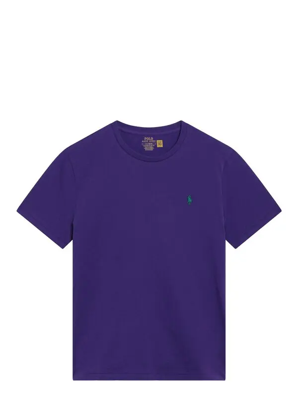 Polo Ralph Lauren Custom Slim-fit Cotton T-shirt - Purple