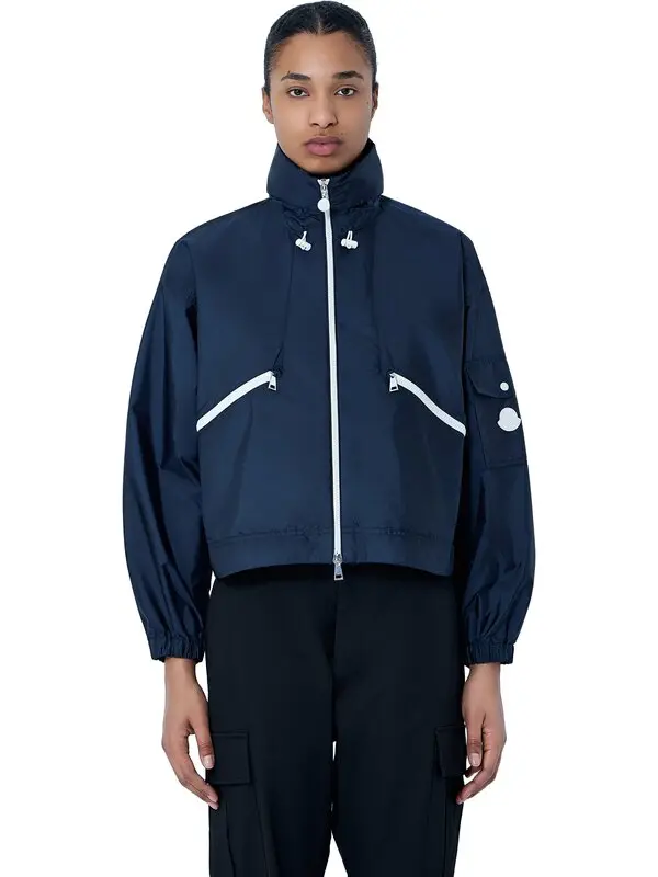 Moncler Marmacy Hooded Rain Jacket - Blue