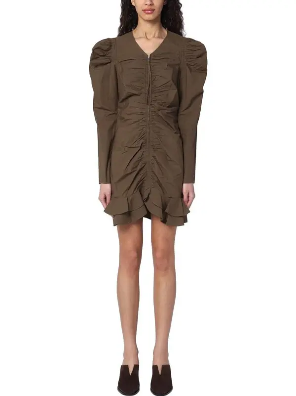 Isabel Marant Étoile Briali Mini Dress - Green