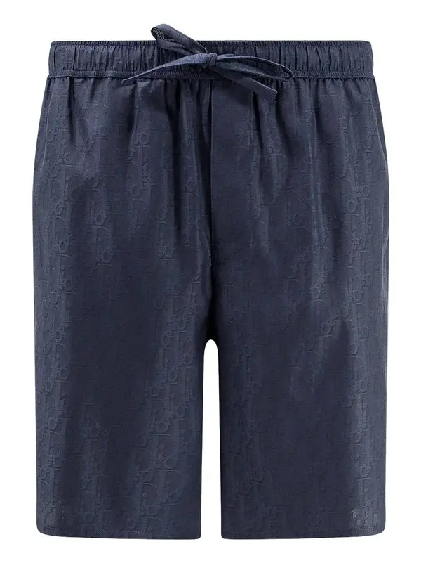 Dior Oblique Cotton And Silk Shorts - Multicolor