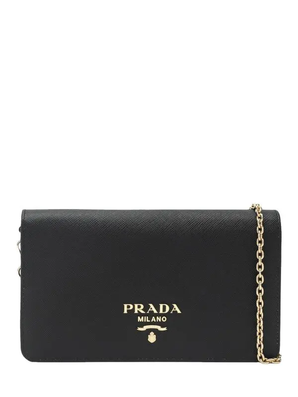 Prada Saffiano Leather Mini Bag - Black