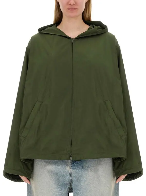 Balenciaga Hooded Jacket - Brown