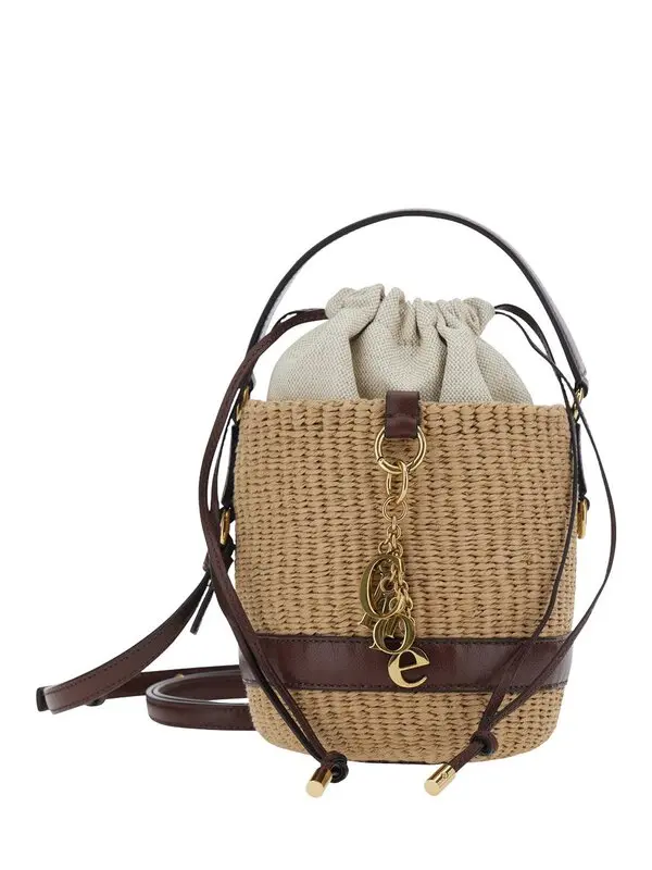 Chloé Bucket Bag With Leather Charm - Multicolor