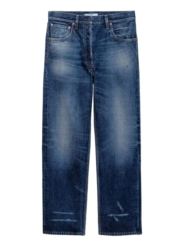 Prada Straight Leg Jeans - Multicolor