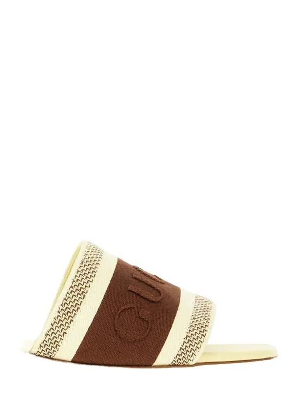 Gucci Logo Detailed Slippers - Multicolor