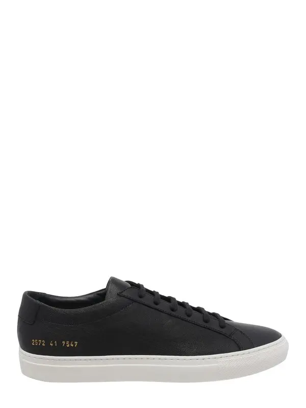 COMMON PROJECTS Achilles Leather Lace-up Sneakers - Black