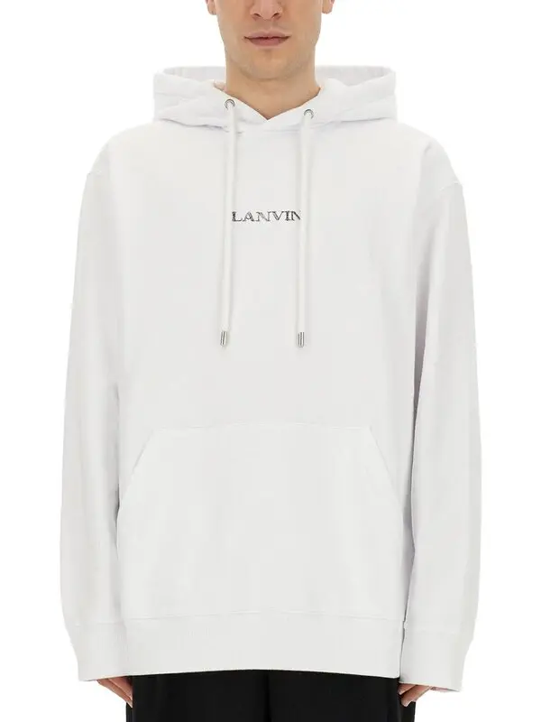 LANVIN Logo Sweatshirt - White