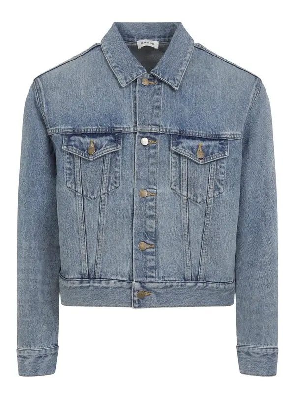 Fear Of God Trucker Jacket - Blue