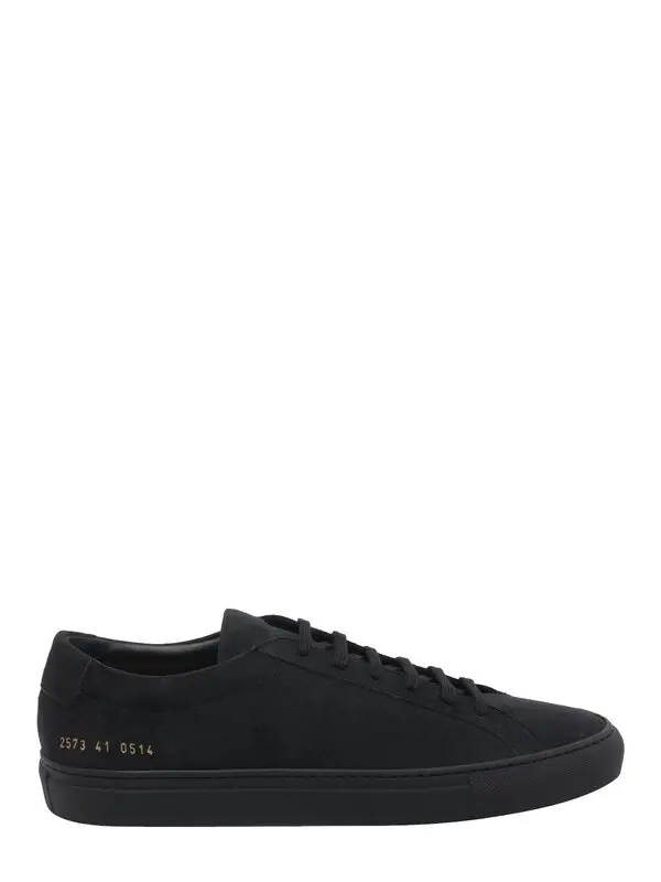 COMMON PROJECTS Achilles Suede Lace-up Sneakers - Black