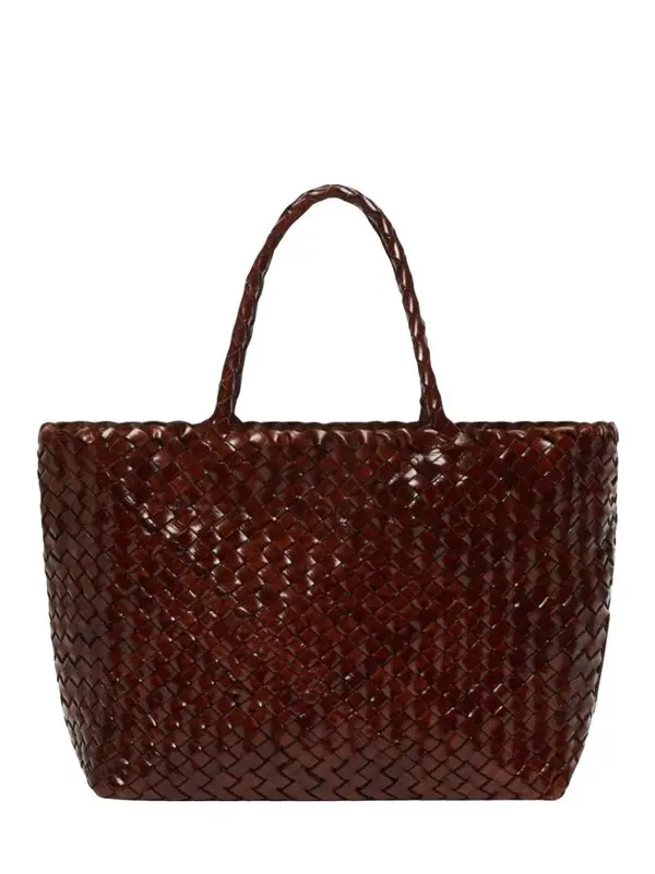 Max Mara Woven Tote Bag - Brown