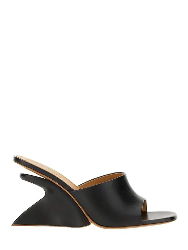 Off-White Mule Jug" Leather Mules - Black