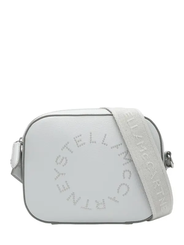Stella McCartney Camera Bag With Logo And Shoulder Strap - Gray