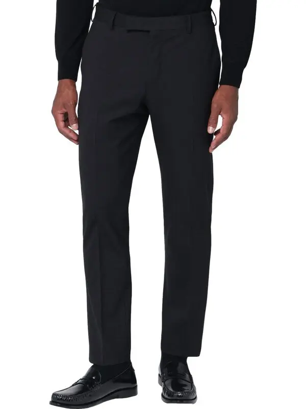 PT TORINO Wool Blend Trousers - Black