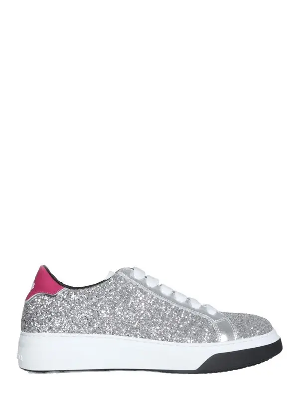 Dsquared2 Glitter Embellished Sneakers - Silver