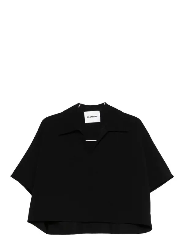 JIL SANDER Cropped Polo Shirt - Multicolor