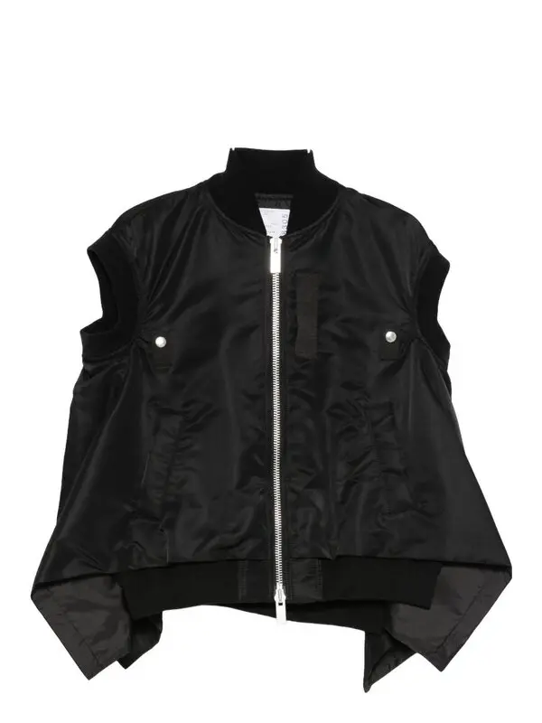 Sacai Nylon Zipped Vest - Multicolor