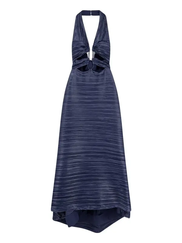 Cult Gaia Pleated Halterneck Dress - Multicolor