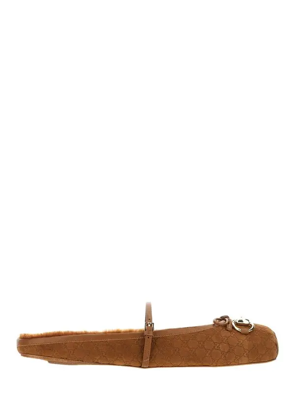 Gucci Slipper Shoes With Horsebit Detail - Multicolor