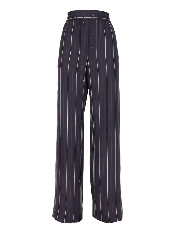 Paul Smith Striped Wide Leg Trousers - Multicolor