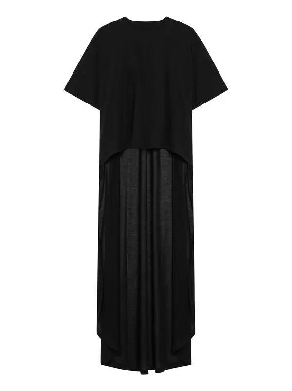 Balenciaga Maxi Train T-shirt In Cotton Jersey - Black