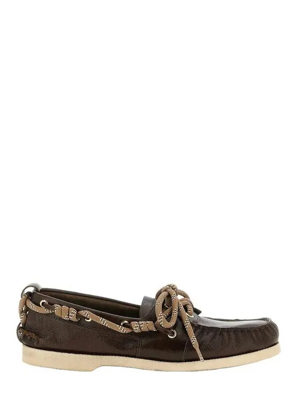 GOLDEN GOOSE Calf Leather Loafers - Brown