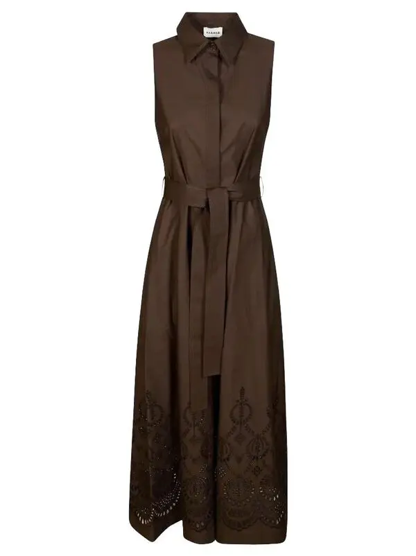 P.a.r.o.s.h Cotton Dress - Multicolor