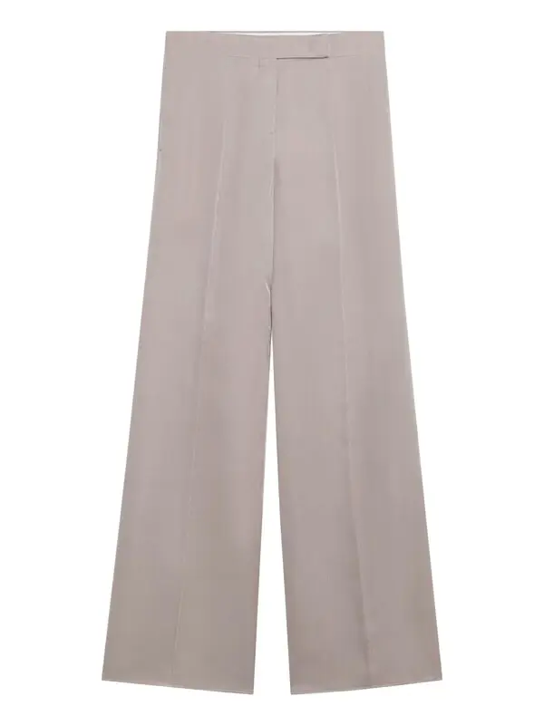 Max Mara Silk Palazzo Trousers - Pink