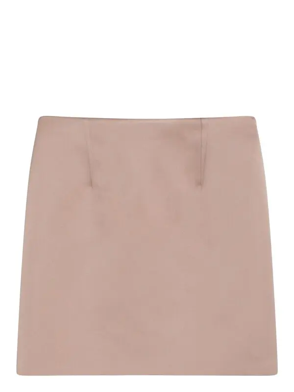 Chloé Short Satin Pencil Skirt - Pink