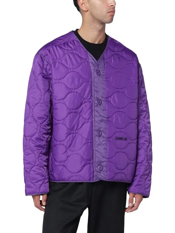 OAMC Quilted Combat Liner Jacket - Orange