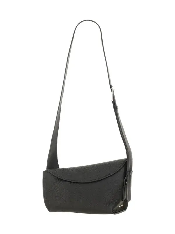 Alexander McQueen Calf Leather Sling Bag - Black