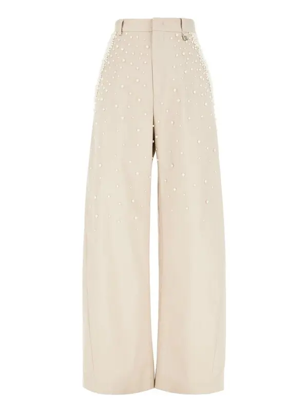 Giuseppe Di Morabito Embellished Wide-leg Trousers - Multicolor