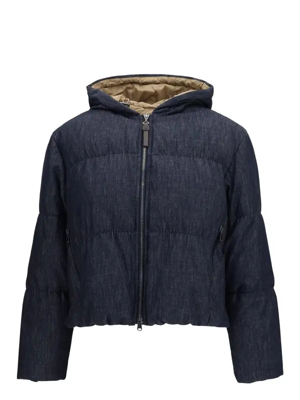 Brunello Cucinelli Padded Jacket - Blue
